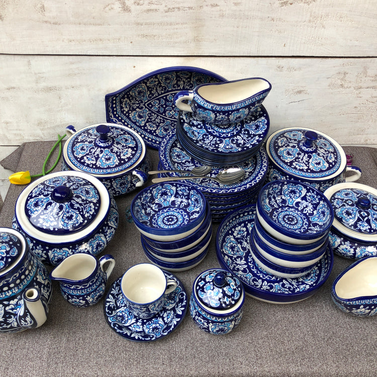 Explore Blue Pottery Multan – Handcrafted Crockery | Arraish