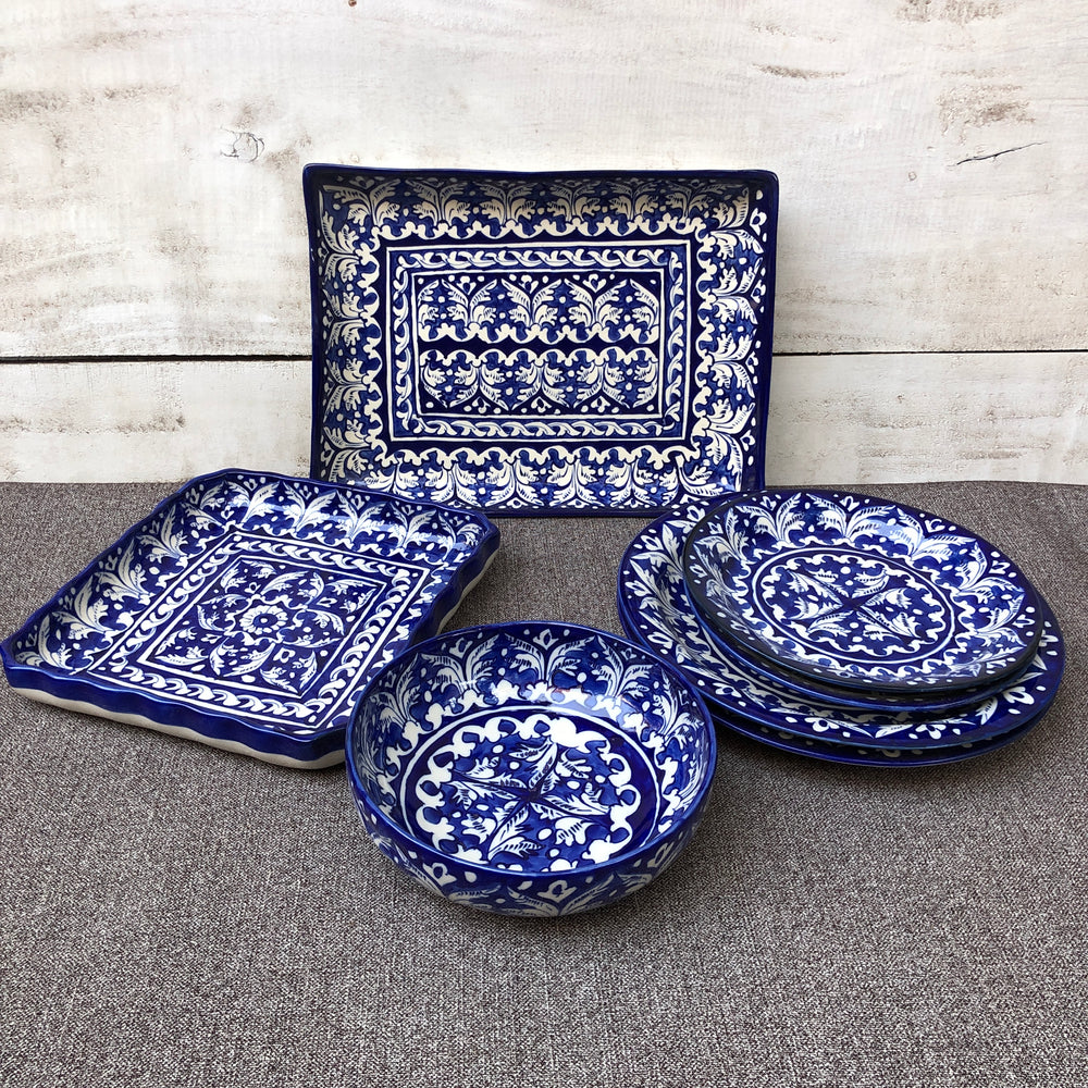 Explore Blue Pottery Multan – Handcrafted Crockery | Arraish