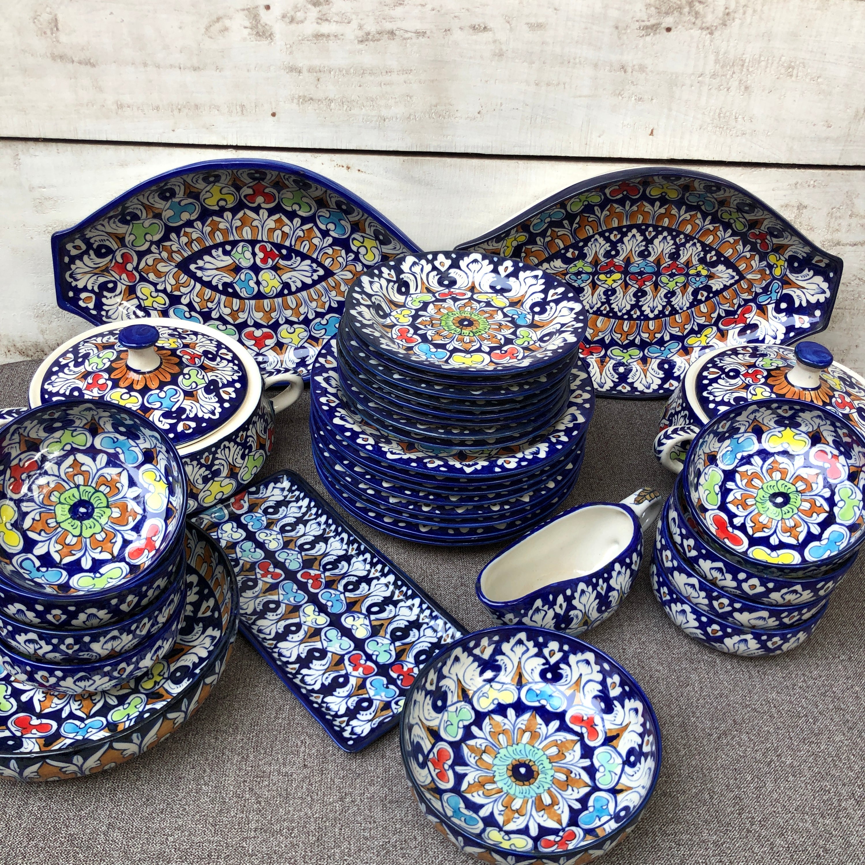 Explore Blue Pottery Multan – Handcrafted Crockery | Arraish