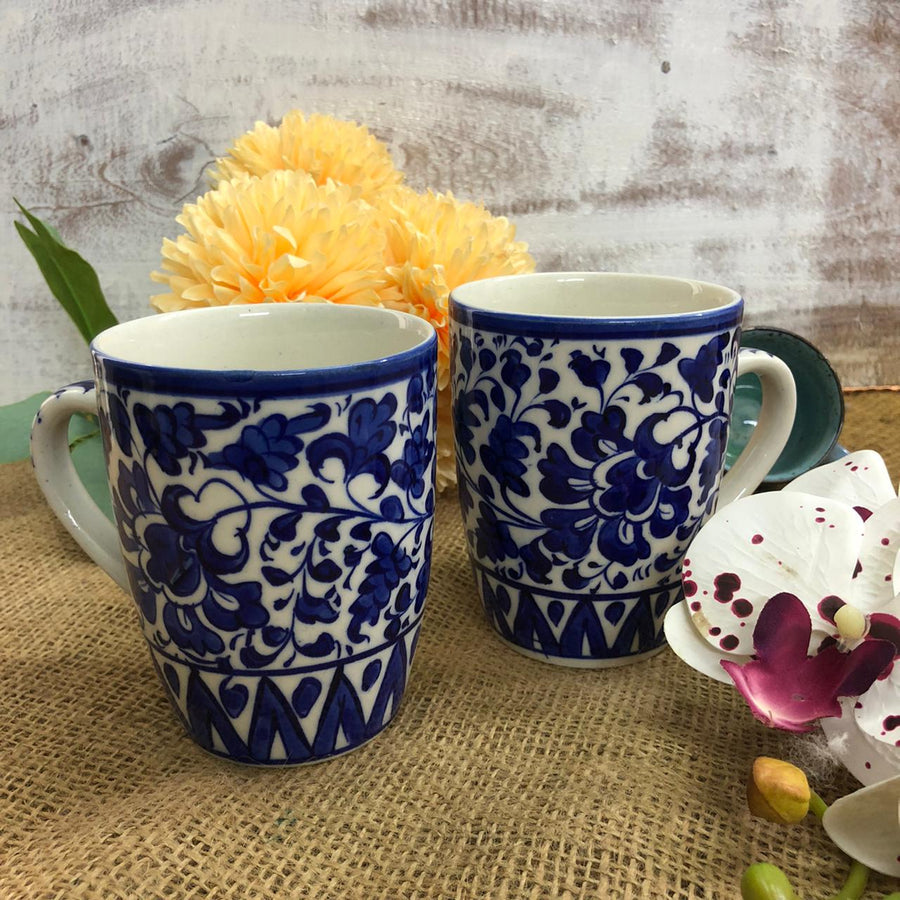 Blue Pottery Multan Mugs | Sip in Style and Tradition – Arraish
